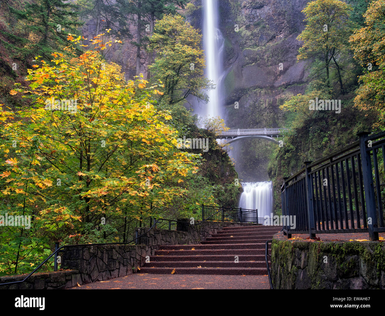 Multnomah falls frozen hi-res stock photography and images - Alamy