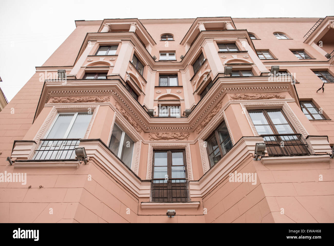 Beautiful Building in Minsk Stock Photo - Alamy