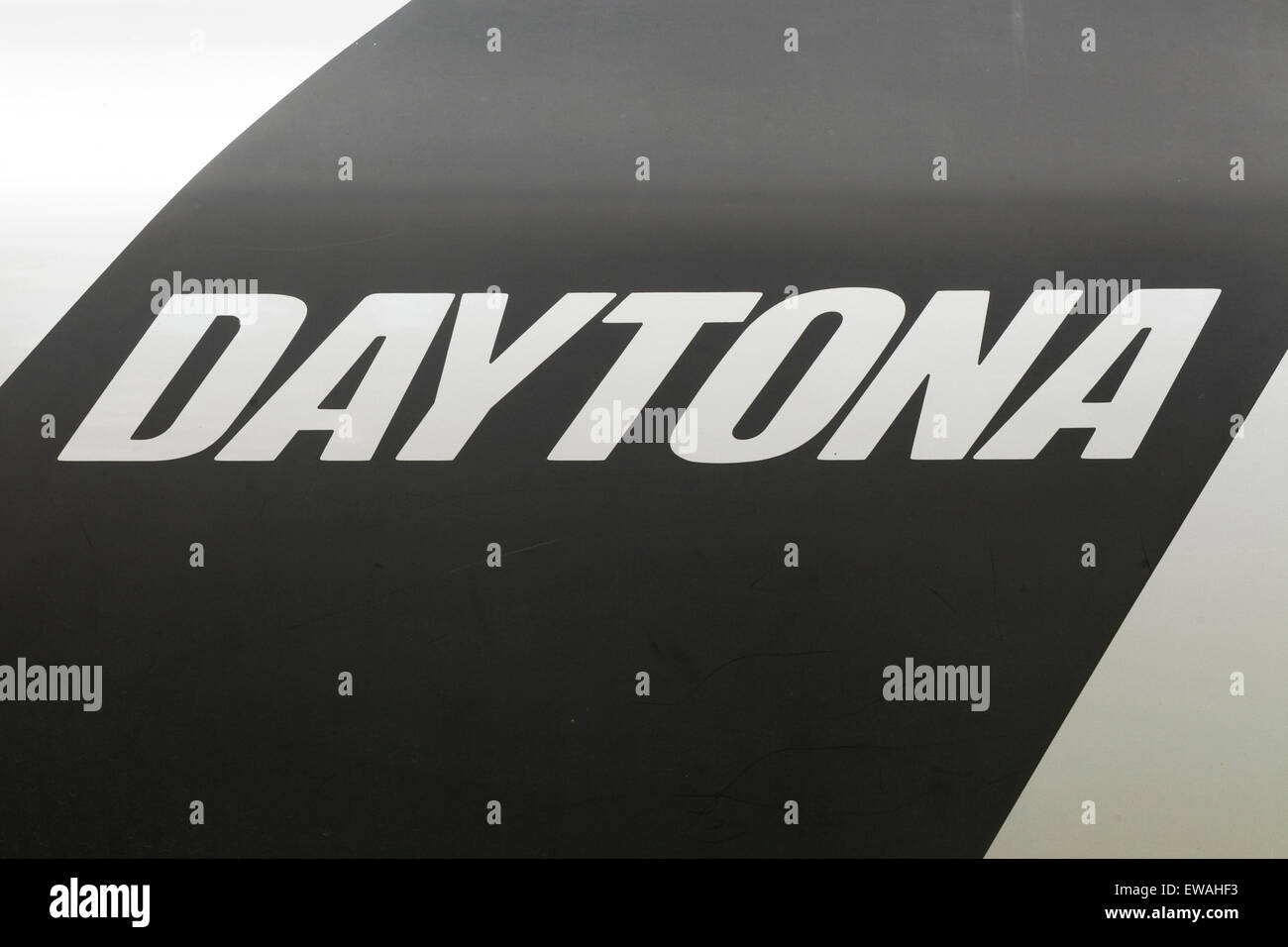 Daytona Car stickers Stock Photo - Alamy