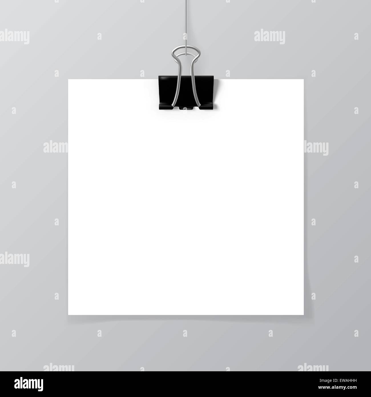 A4 paper paperclip Stock Vector Images - Alamy