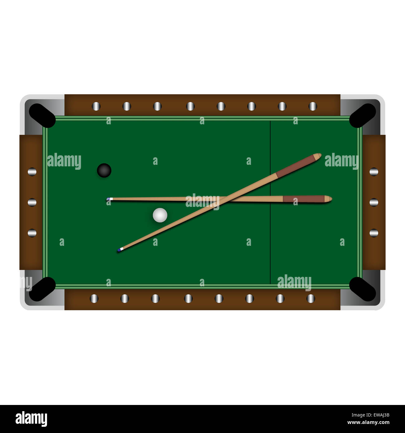 Pool table illustration hi-res stock photography and images - Alamy