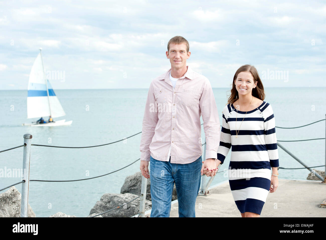 Young Happy Couple Stock Photo - Alamy