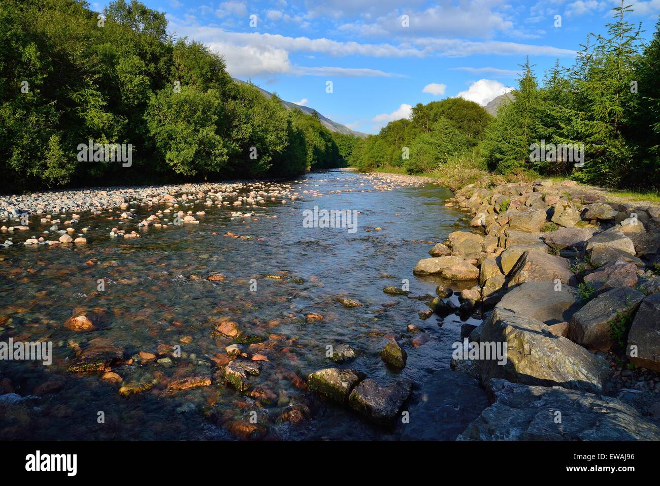 the river liza at ennerdale just before it flows into ennerdale lake ...