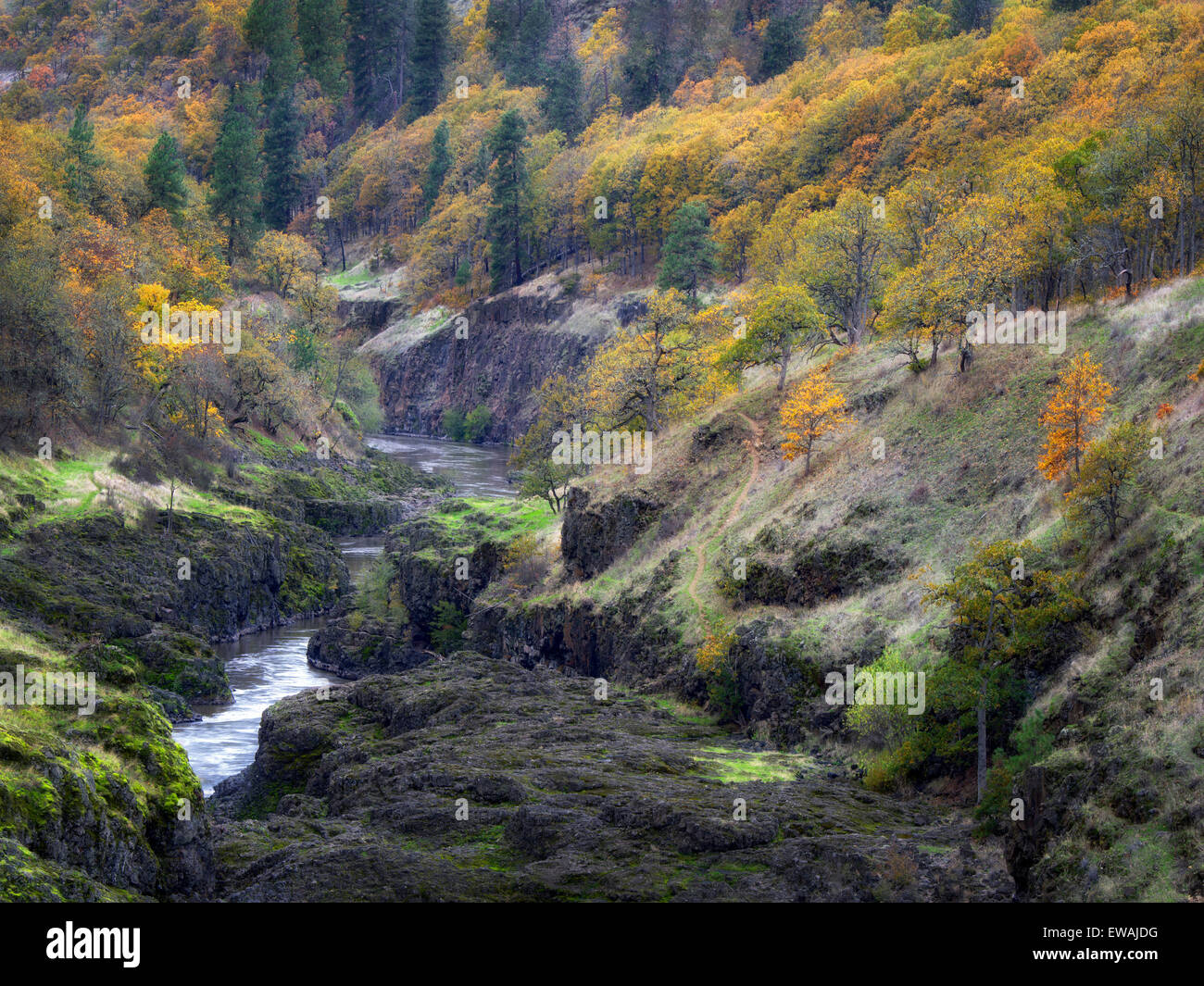 River fall color hi-res stock photography and images - Alamy