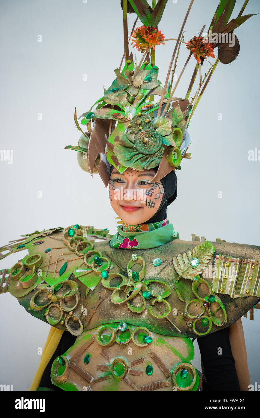 Child at the Jember Fashion Carnival, Jember Indonesia Stock Photo - Alamy