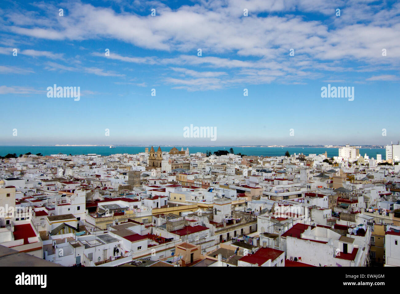 An aerial view of the city of Cadiz, Spain Stock Photo - Alamy