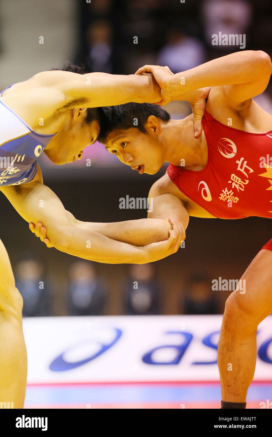 nd Yoyogi Gymnasium, Tokyo, Japan. 19th June, 2015. (L-R) Takahiro ...