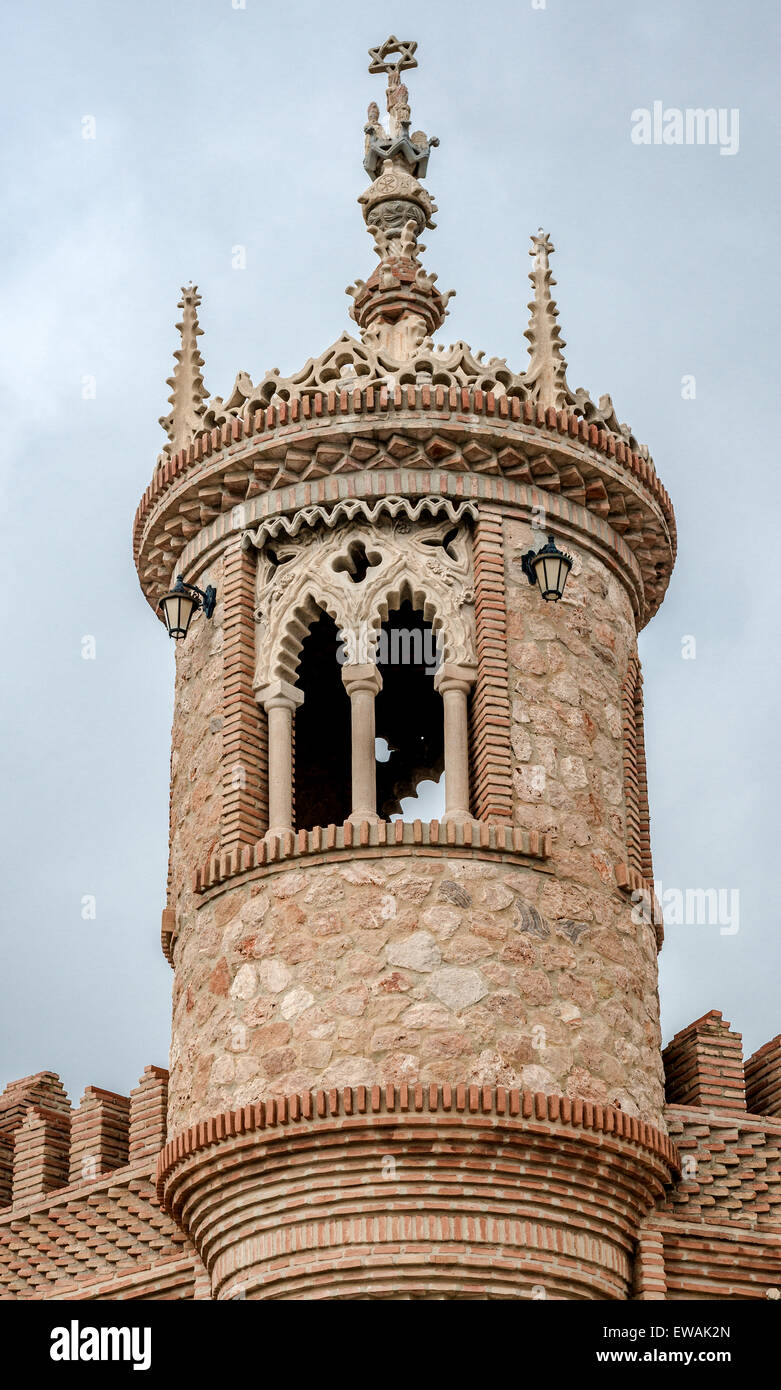 Tower of Colomares Castle Stock Photo - Alamy