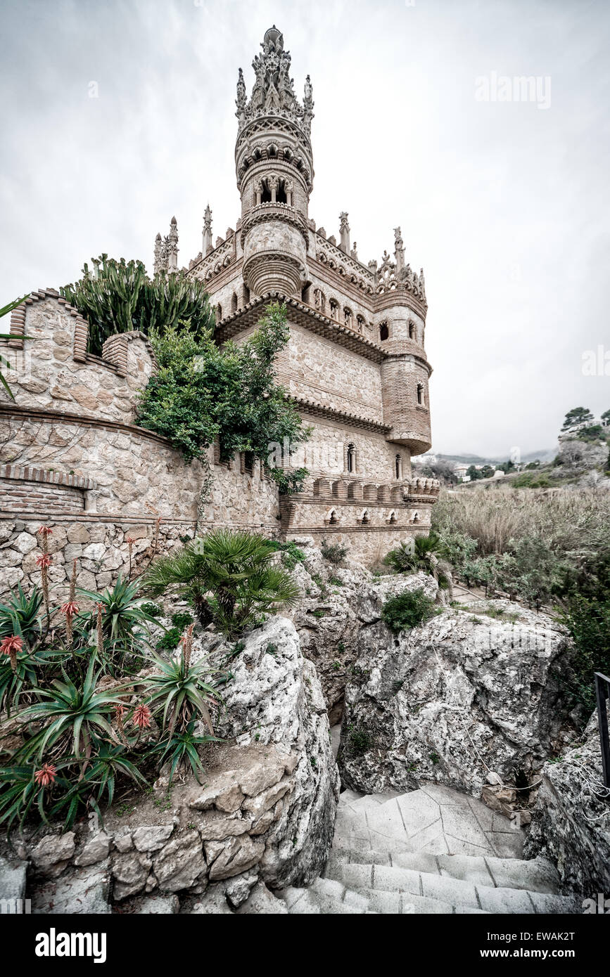 Part of Colomares Castle Stock Photo - Alamy