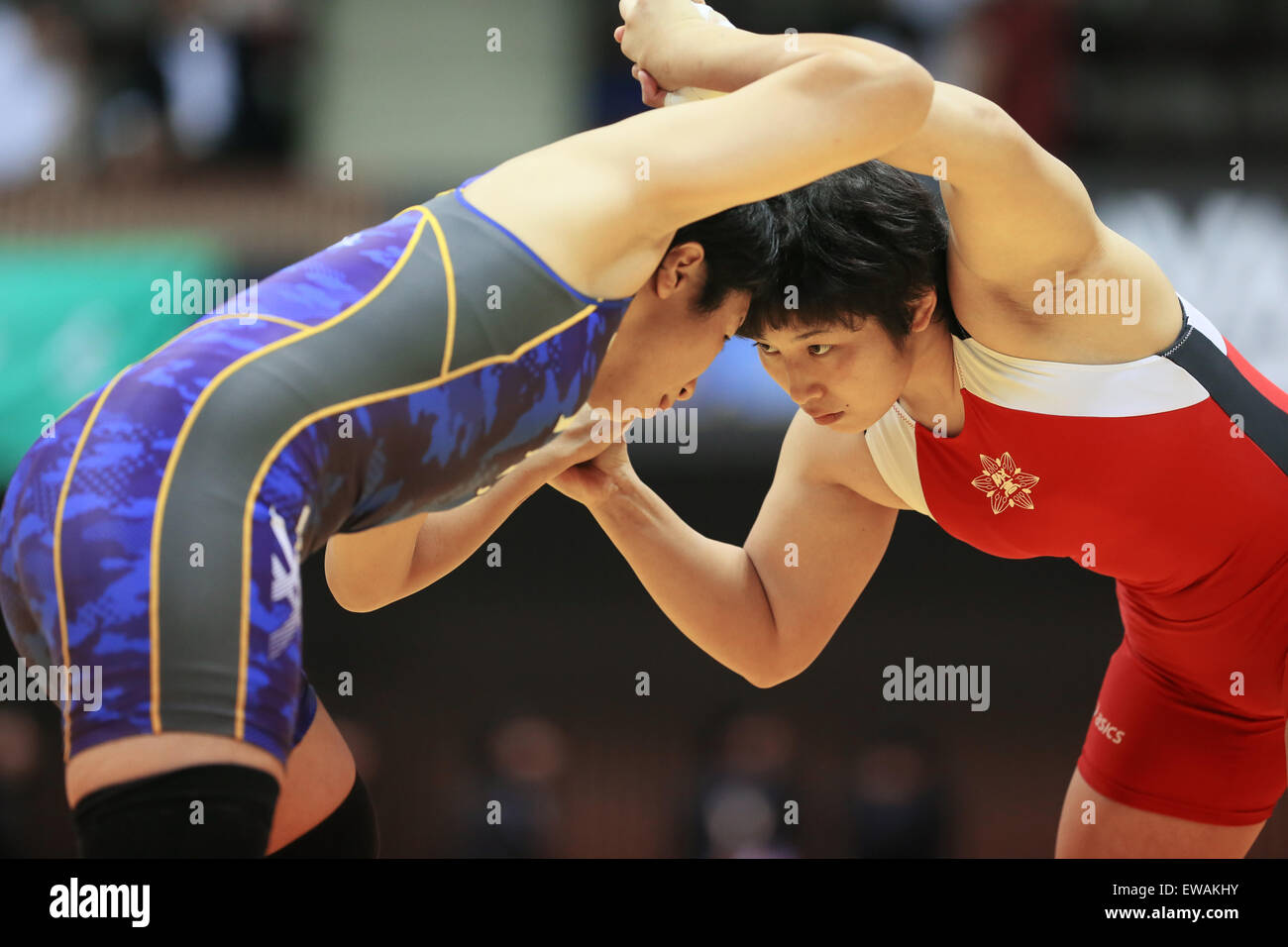 nd Yoyogi Gymnasium, Tokyo, Japan. 20th June, 2015. (L-R) Kayoko Kudo ...