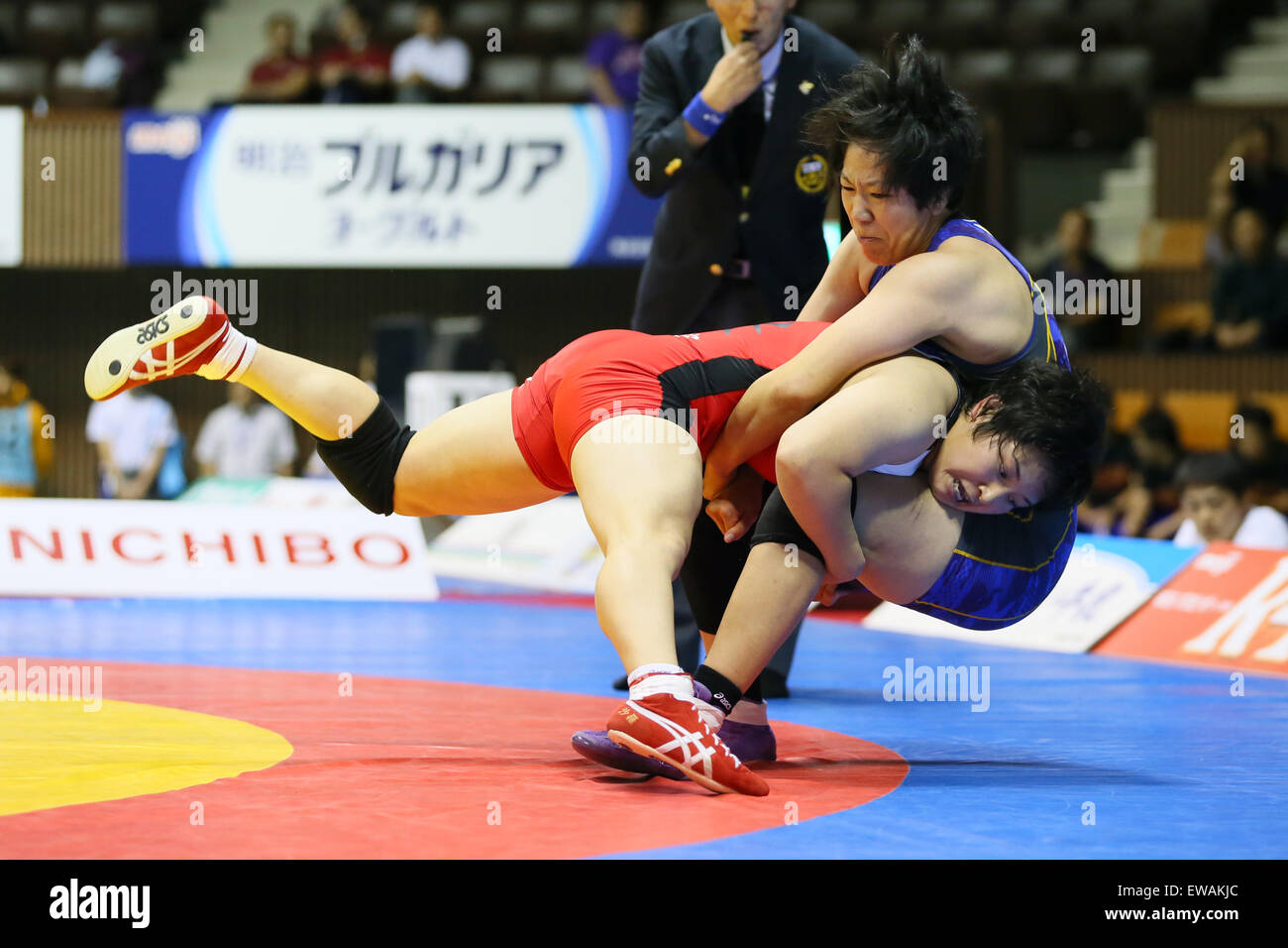 nd Yoyogi Gymnasium, Tokyo, Japan. 20th June, 2015. (L-R) Sara Dosho ...