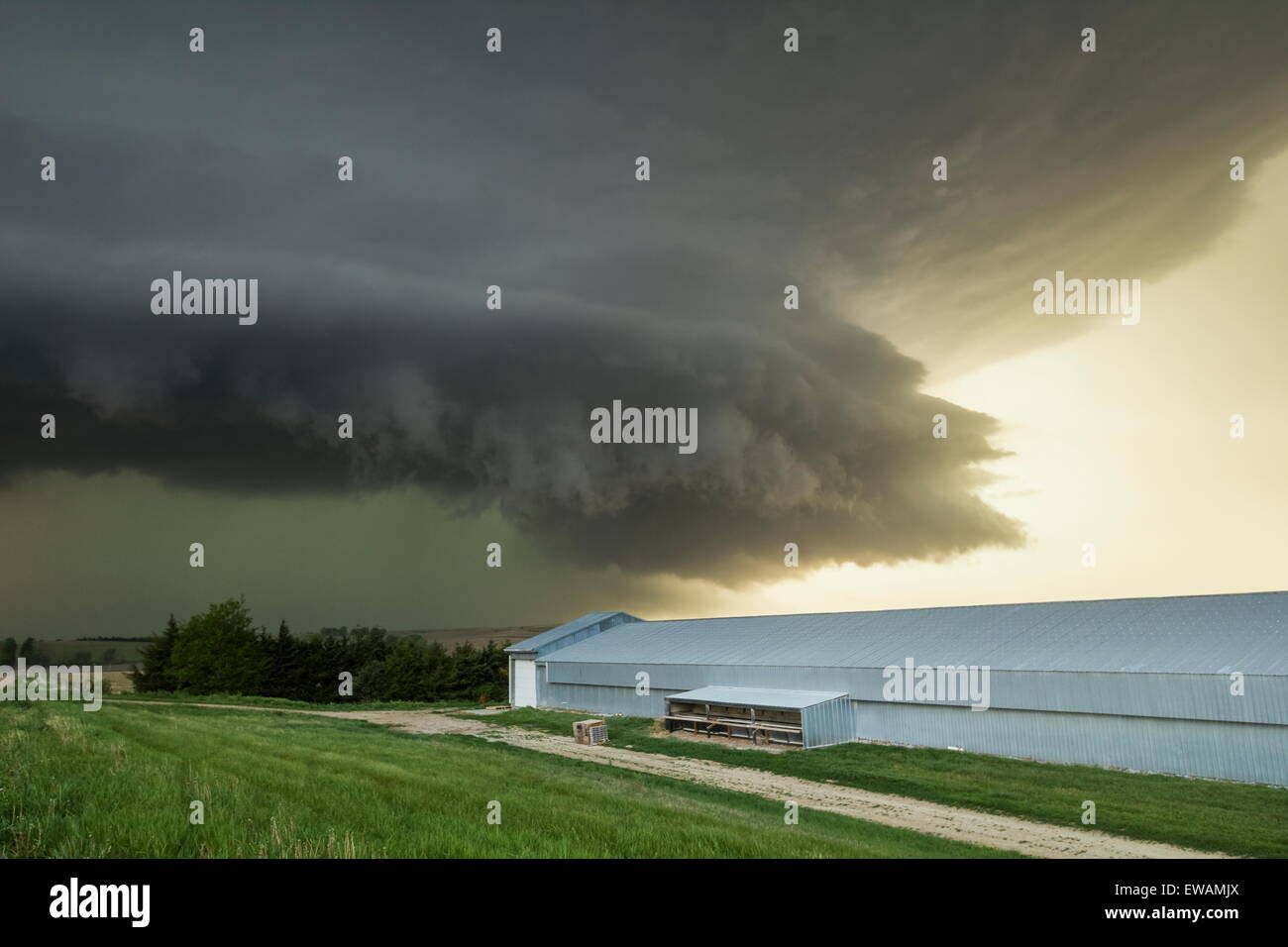 Storm over crops hi-res stock photography and images - Alamy