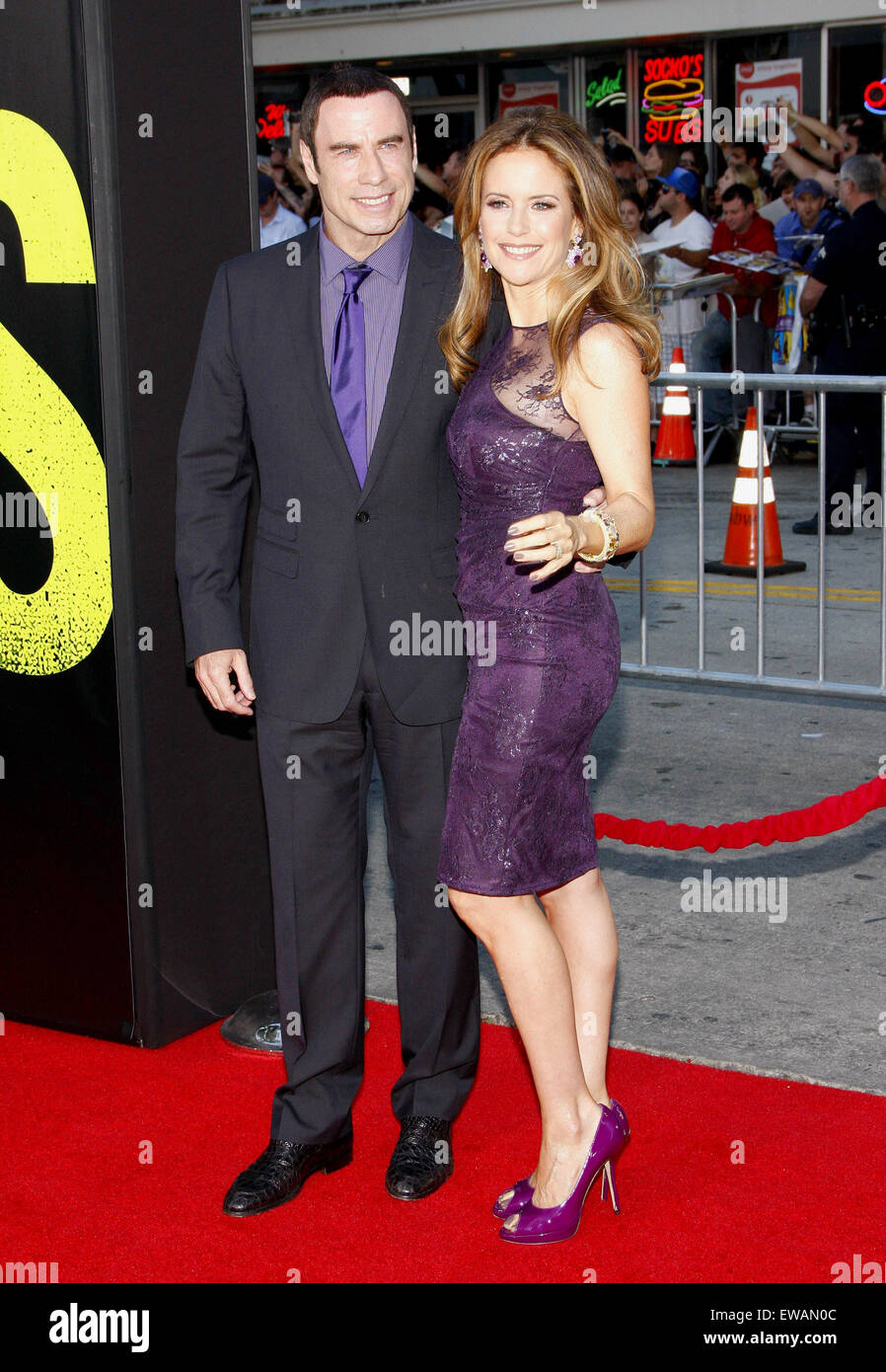 John Travolta and Kelly Preston Stock Photo - Alamy