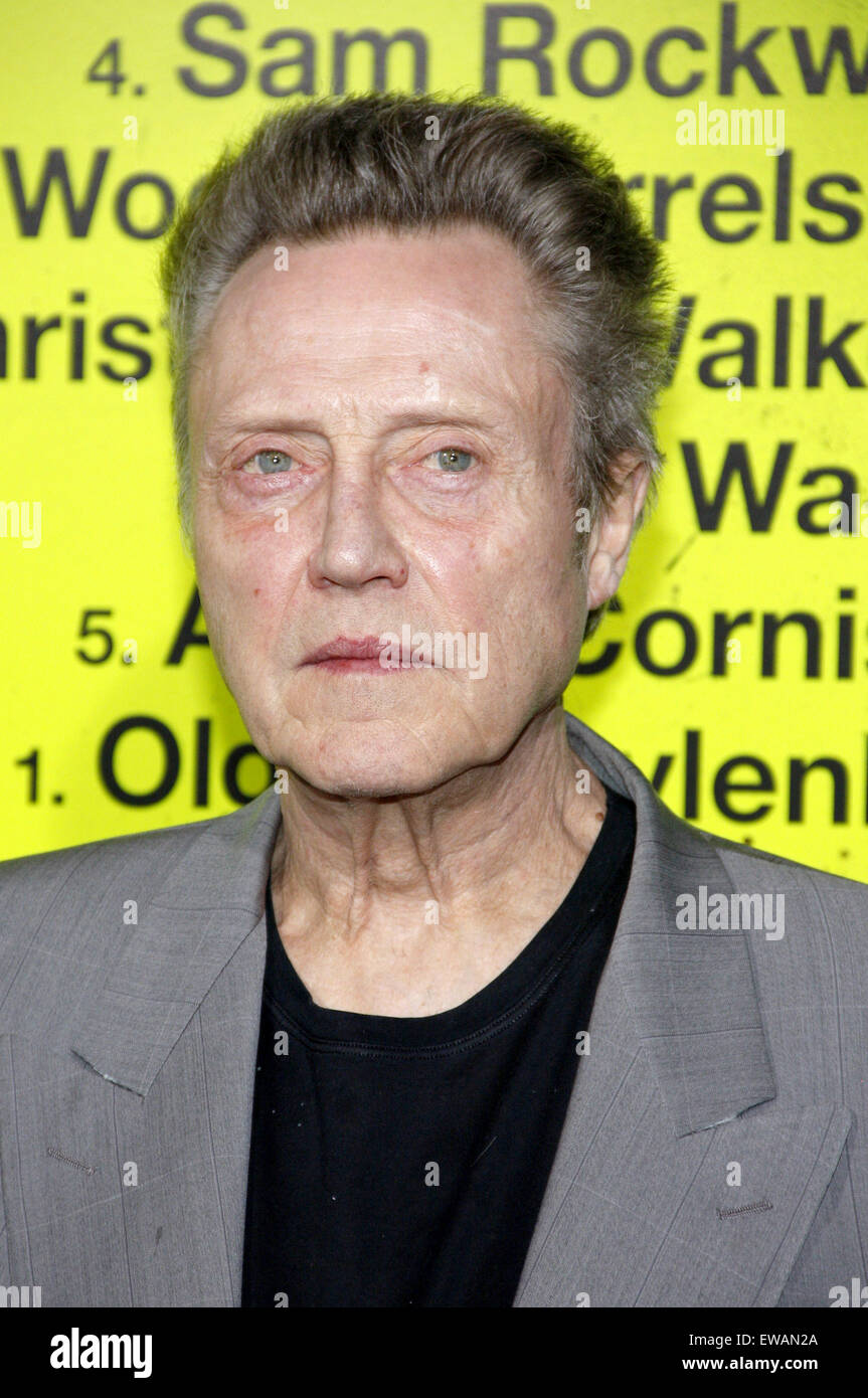 Christopher Walken at the Los Angeles premiere of 'Seven Psychopaths ...