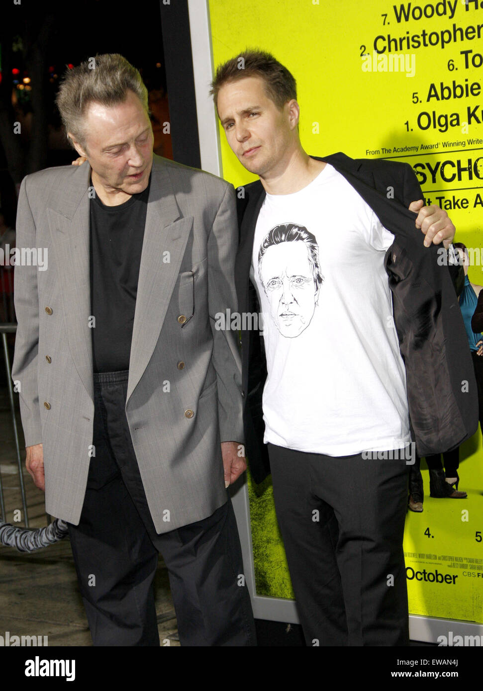 Christopher Walken and Sam Rockwell Stock Photo - Alamy