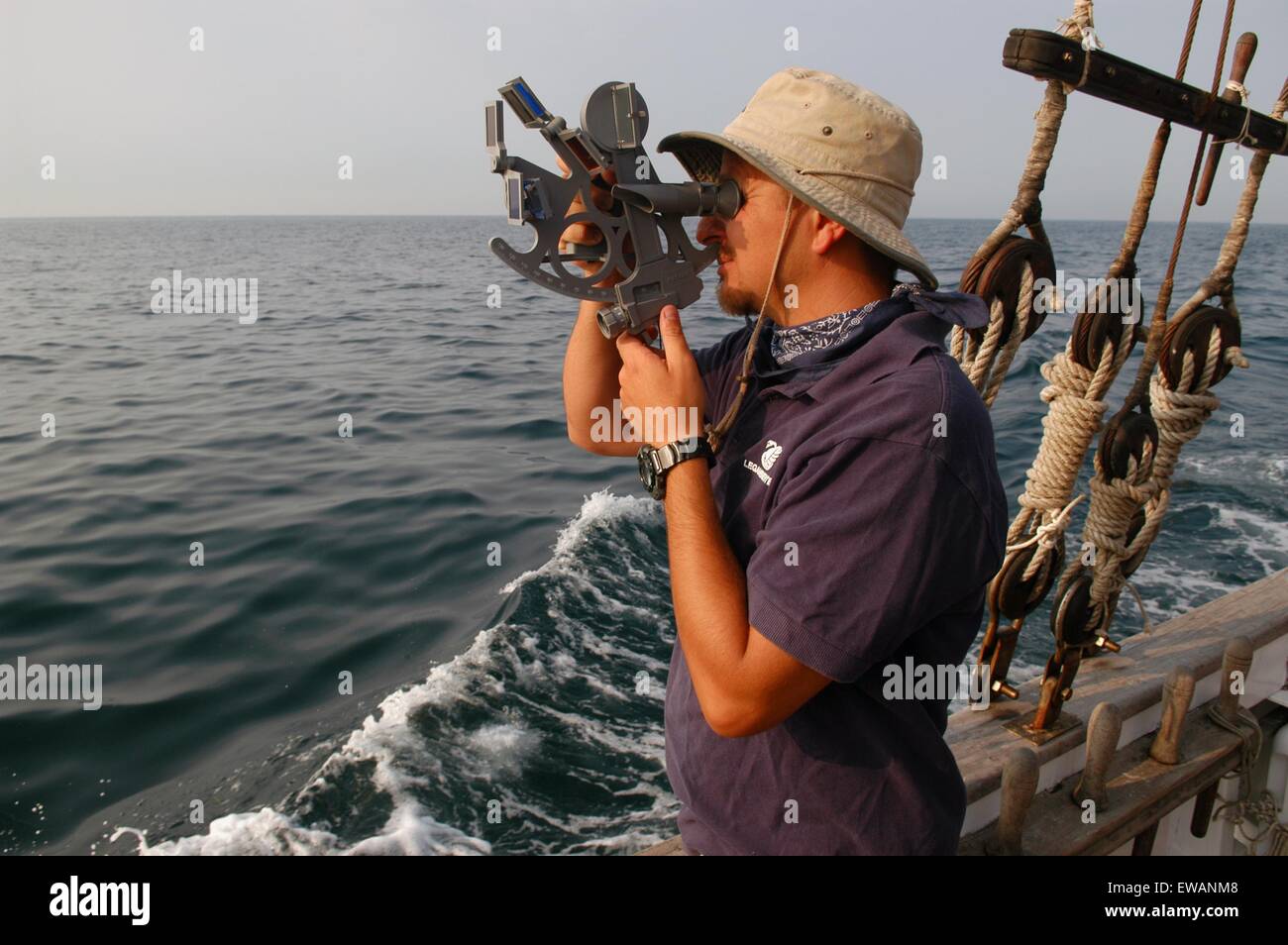 Sailor With Sextant High Resolution Stock Photography and Images - Alamy