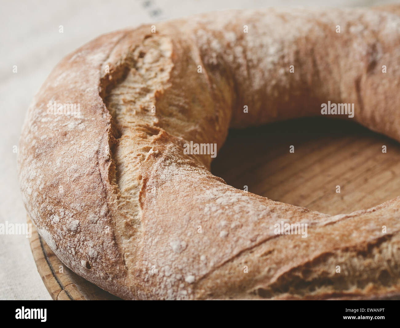 Galician bread. A typical and delicious meal of Galicia, Spain Stock ...