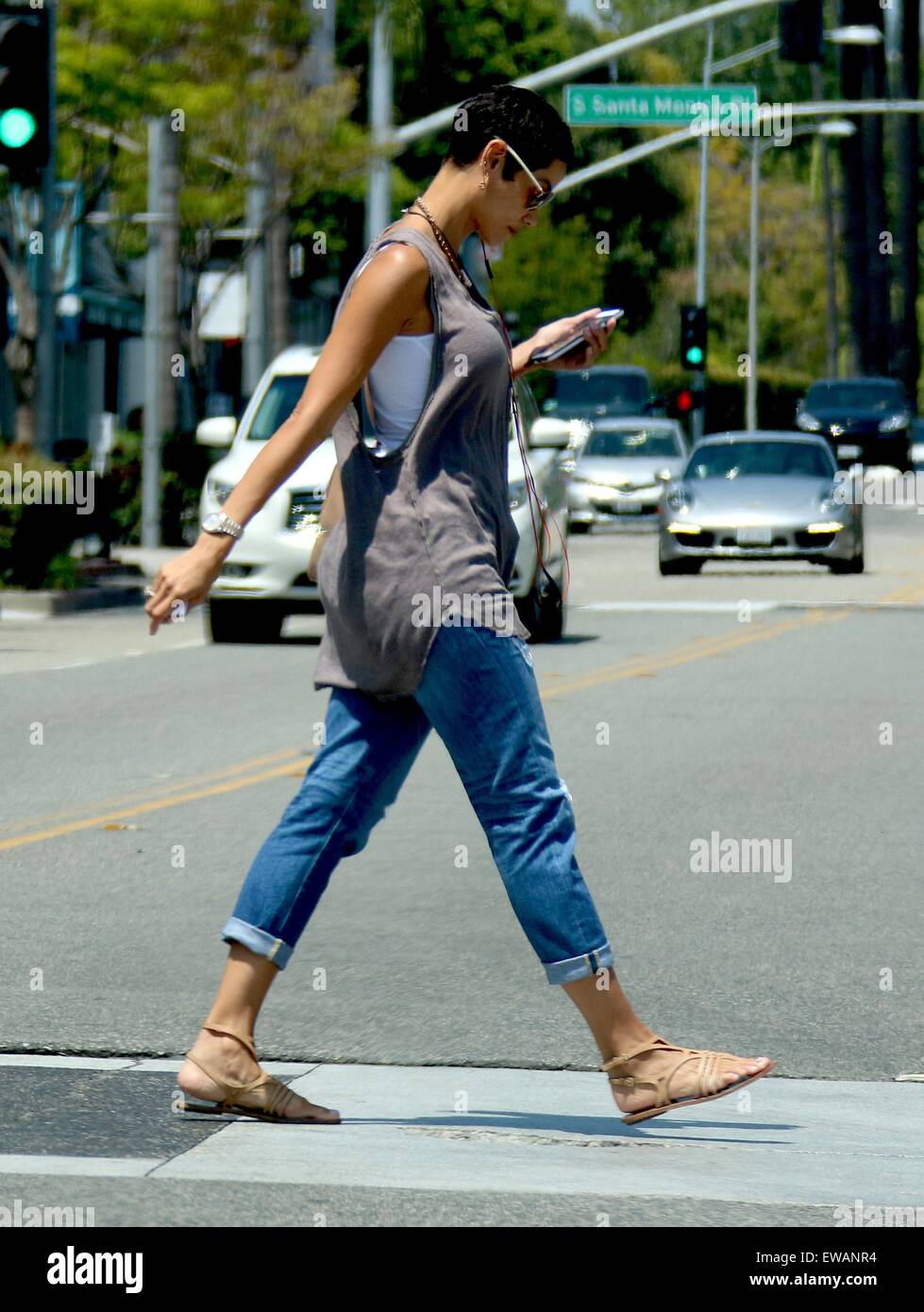 Nicole Murphy out and about in Beverly Hills Featuring: Nicole Murphy ...