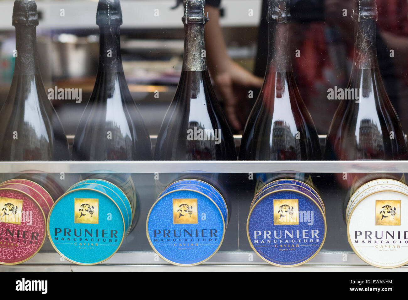 Prunier Caviar on display in a shop window Stock Photo - Alamy