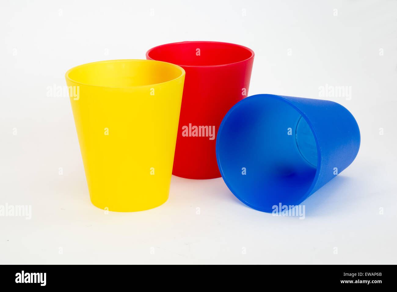 Coloured Plastic Cups Stock Photo - Alamy