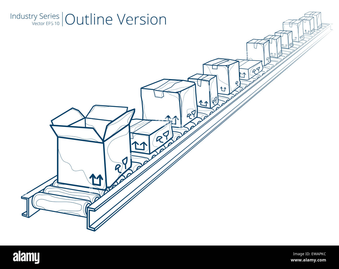 Conveyor Belt Illustration