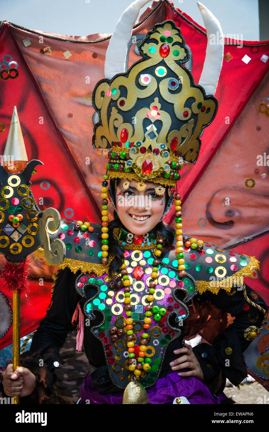 Child at the Jember Fashion Carnival, Jember Indonesia Stock Photo - Alamy
