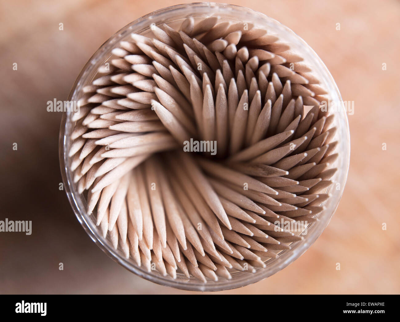toothpicks in a container in a studio shot Stock Photo - Alamy