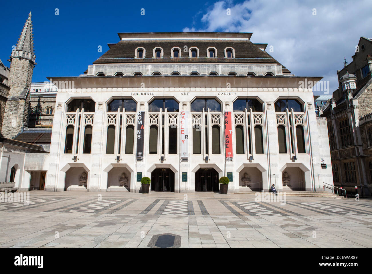 The Guildhall Art Gallery in London Stock Photo - Alamy