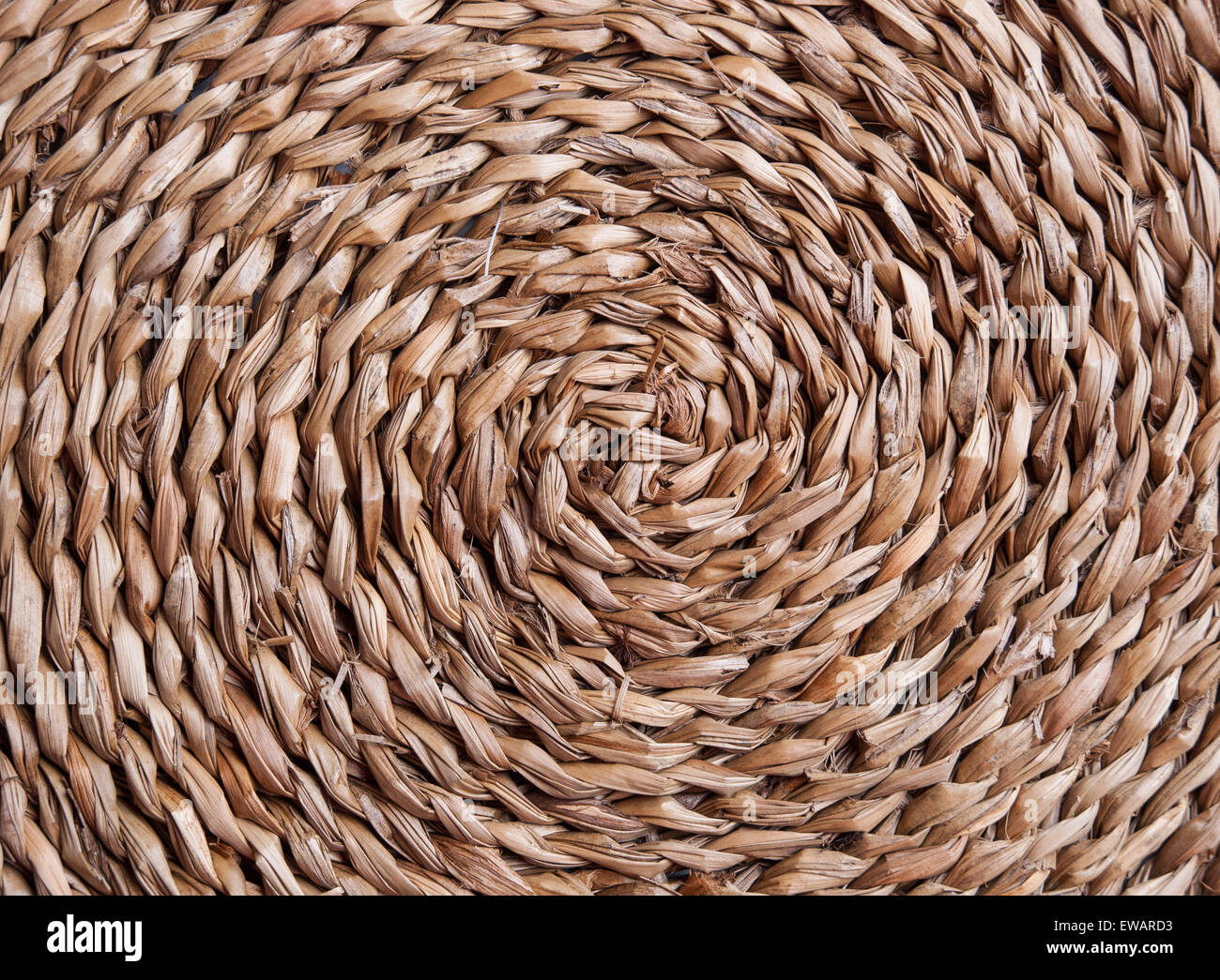 Straw background with a circular design Stock Photo - Alamy