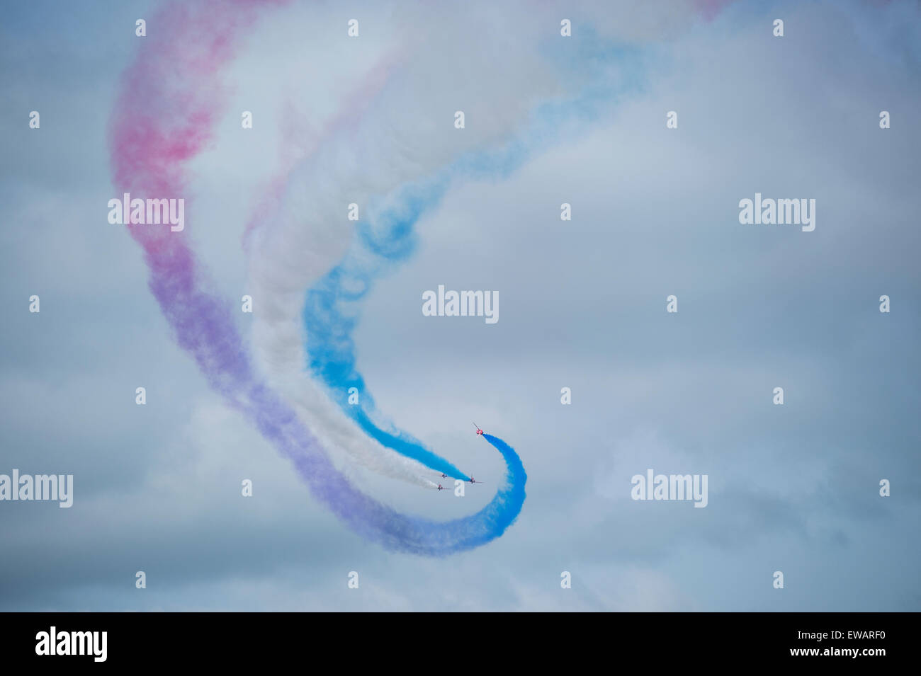 Royal Airforce display team the Red Arrows Stock Photo - Alamy