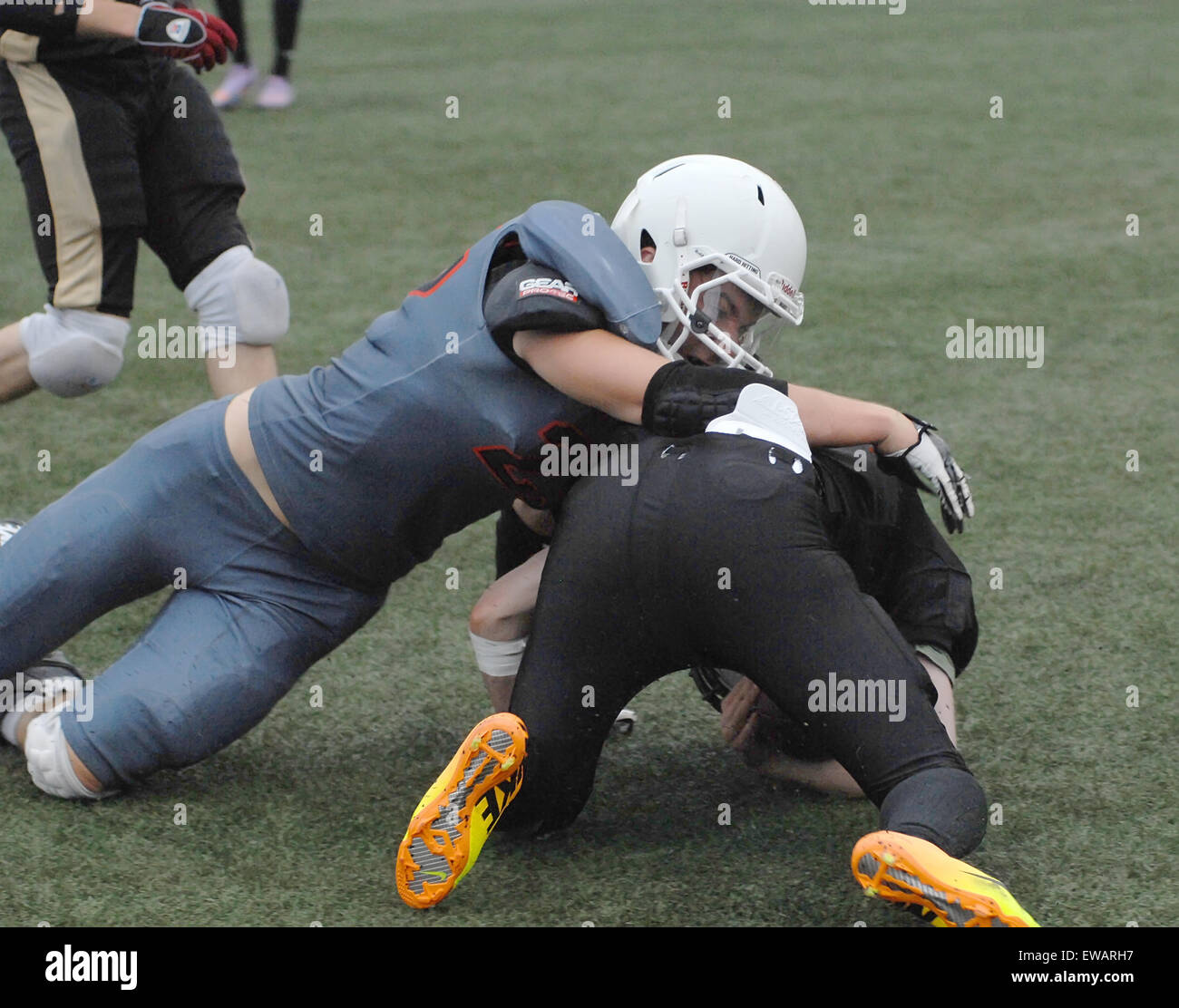 Z. Stankidze (95, black) fights Stock Photo - Alamy