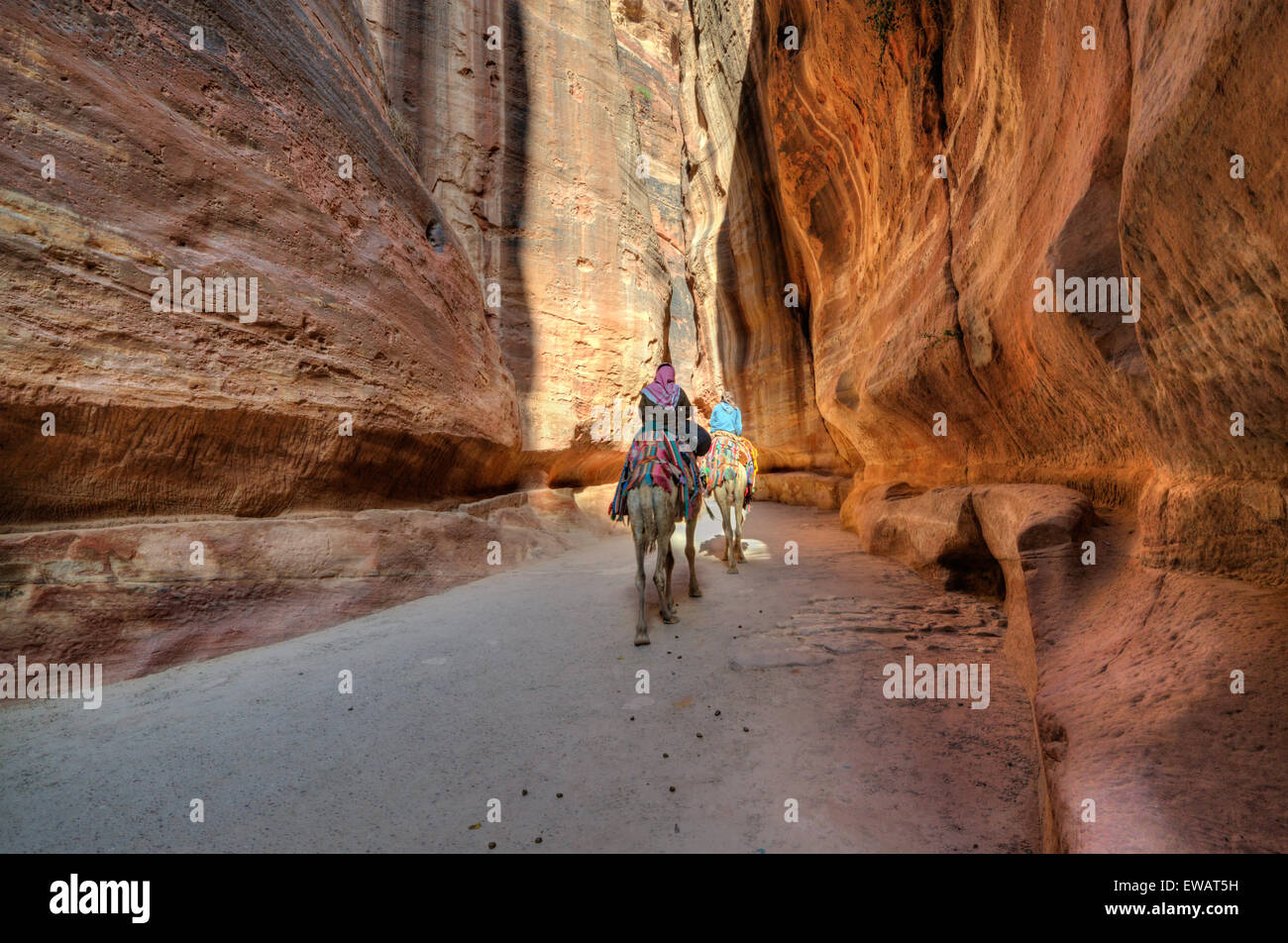 Jordan petra siq hi-res stock photography and images - Alamy