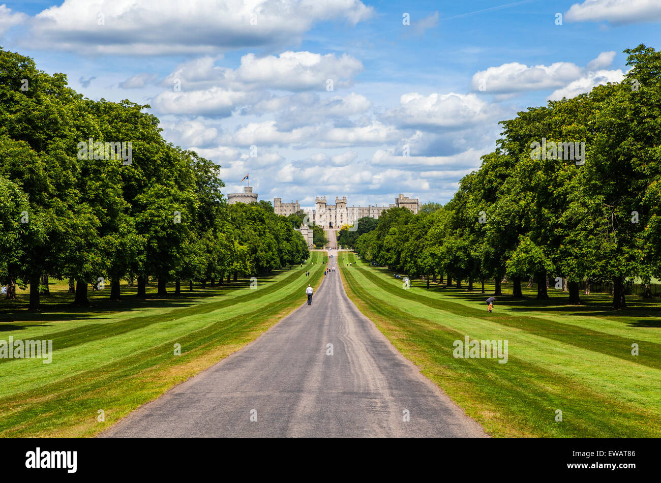 Windsor castle long walk hi-res stock photography and images - Alamy