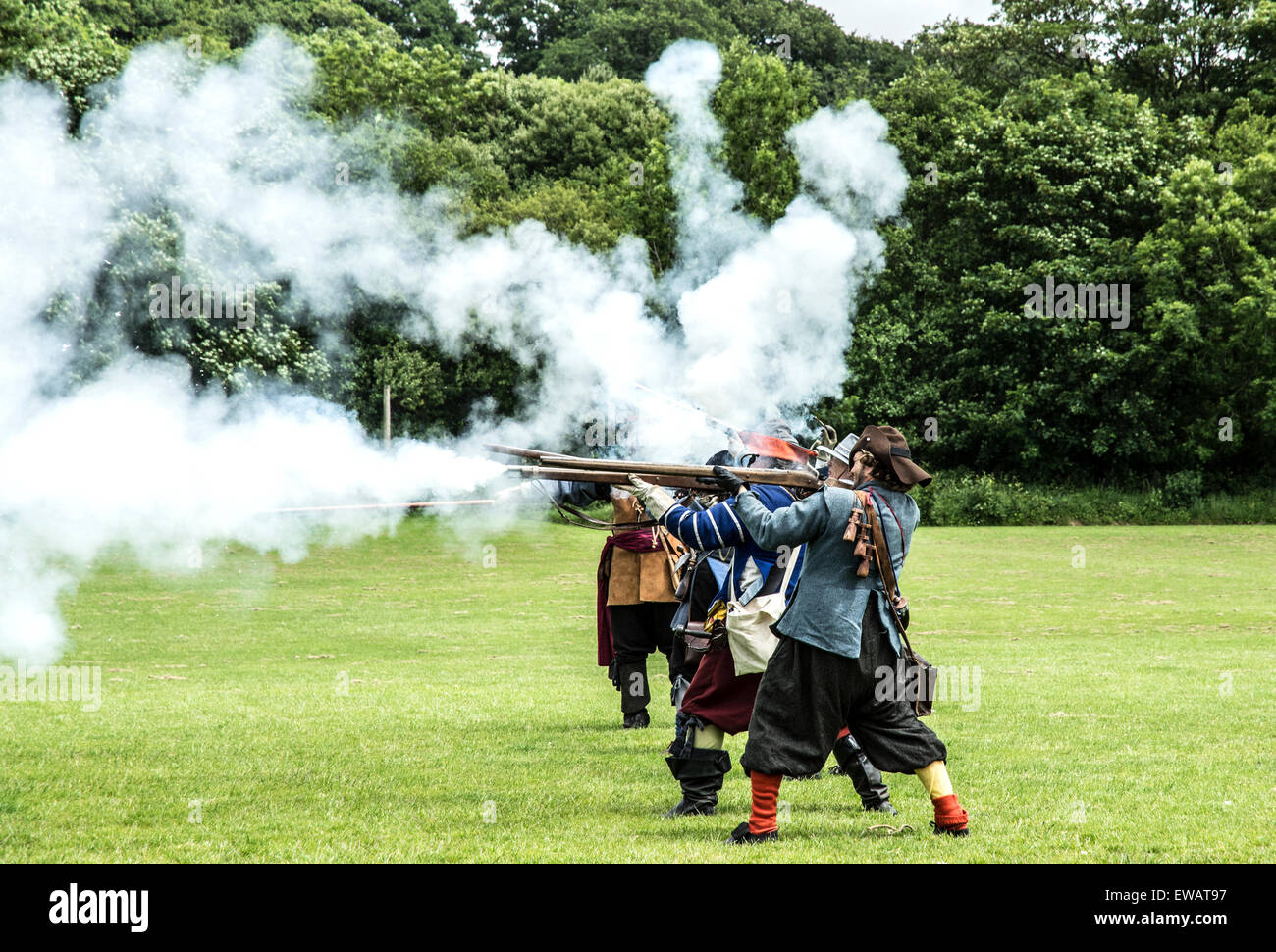 The Sealed Knot re-enact the Battle of Polson Bridge, Launceston ...