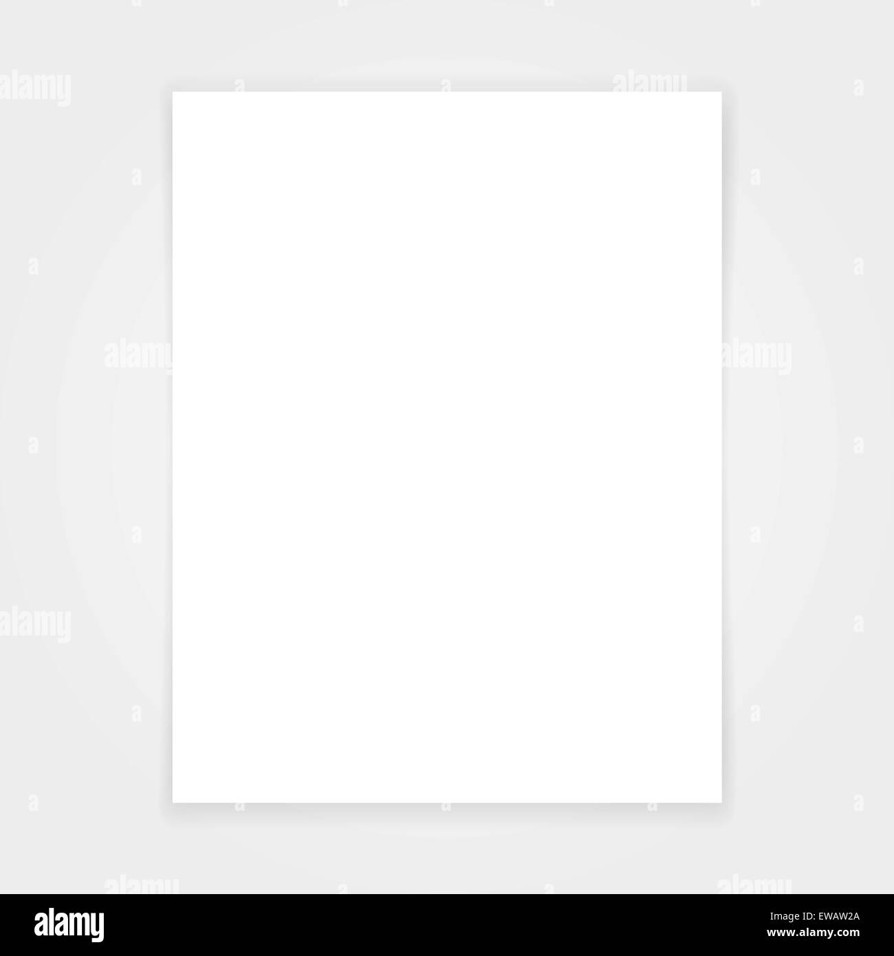 Blank paper flyer mock up Stock Vector Image & Art - Alamy