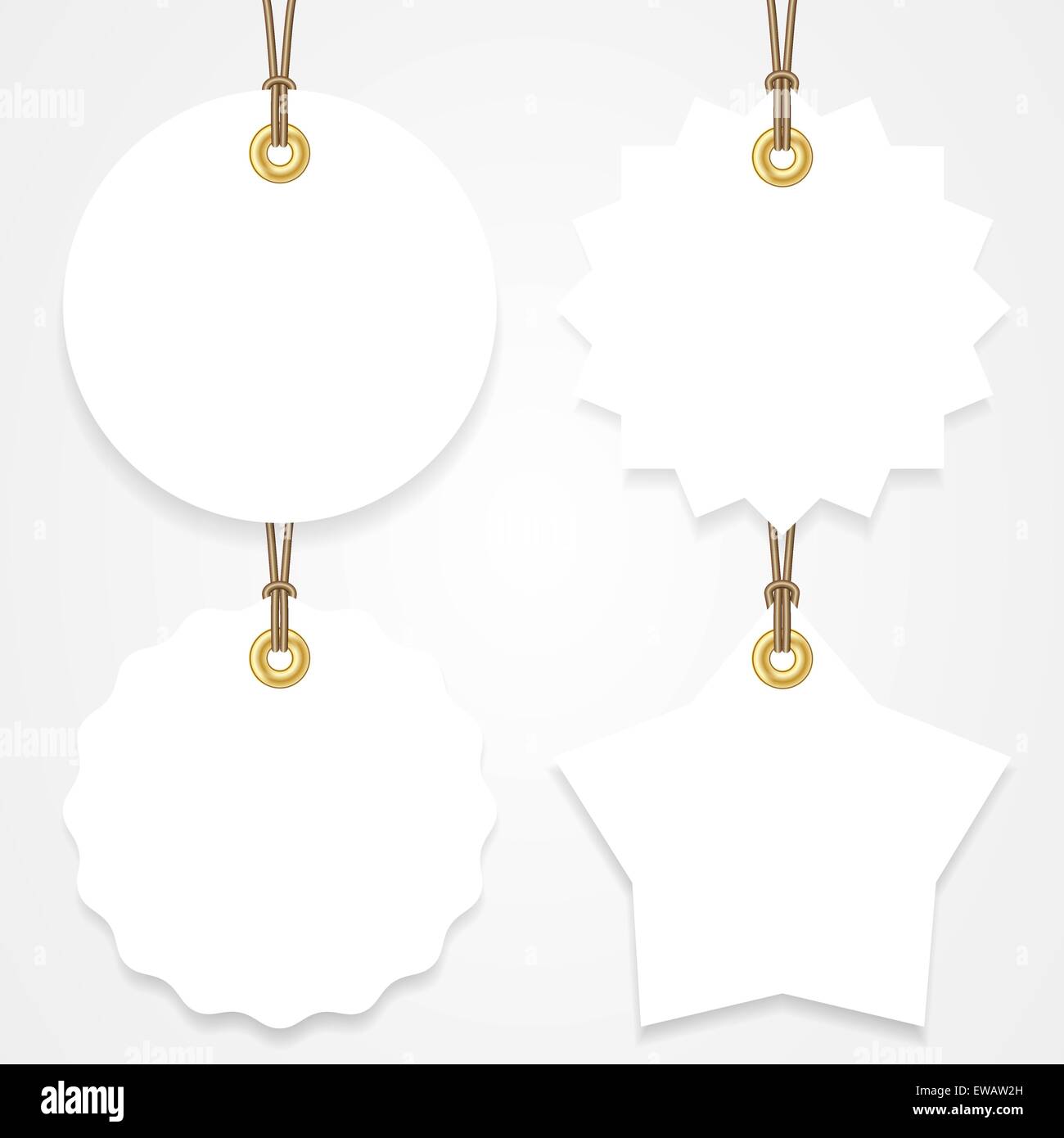 Blank sale tags mock up set Stock Vector Image & Art - Alamy