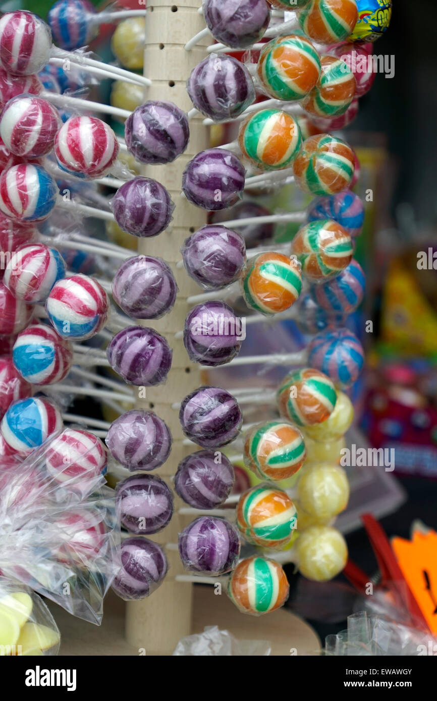 Coloured lolly pop's Stock Photo - Alamy