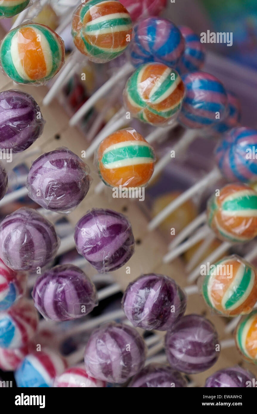 Coloured lolly pop's Stock Photo - Alamy
