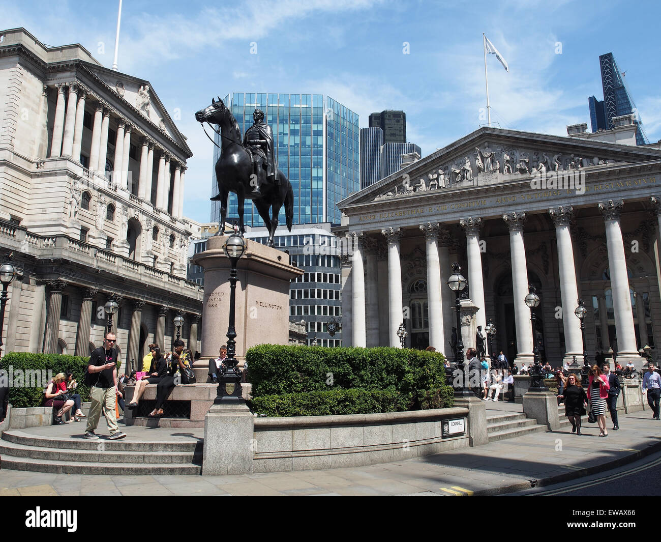 Royal Exchange Statue Stock Photos & Royal Exchange Statue Stock Images ...