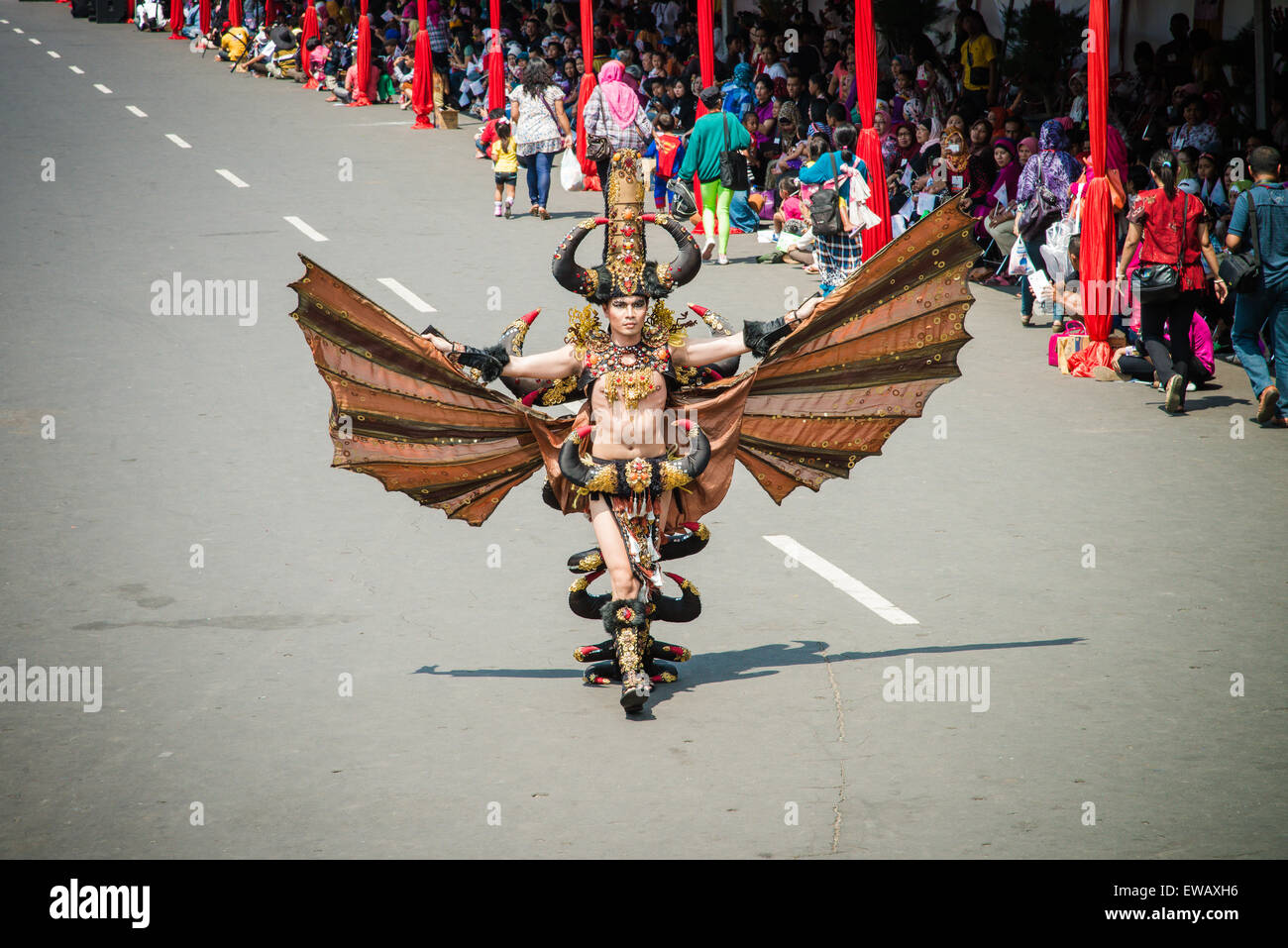 Jember Fashion Carnival in Jember, Indonesia Stock Photo - Alamy