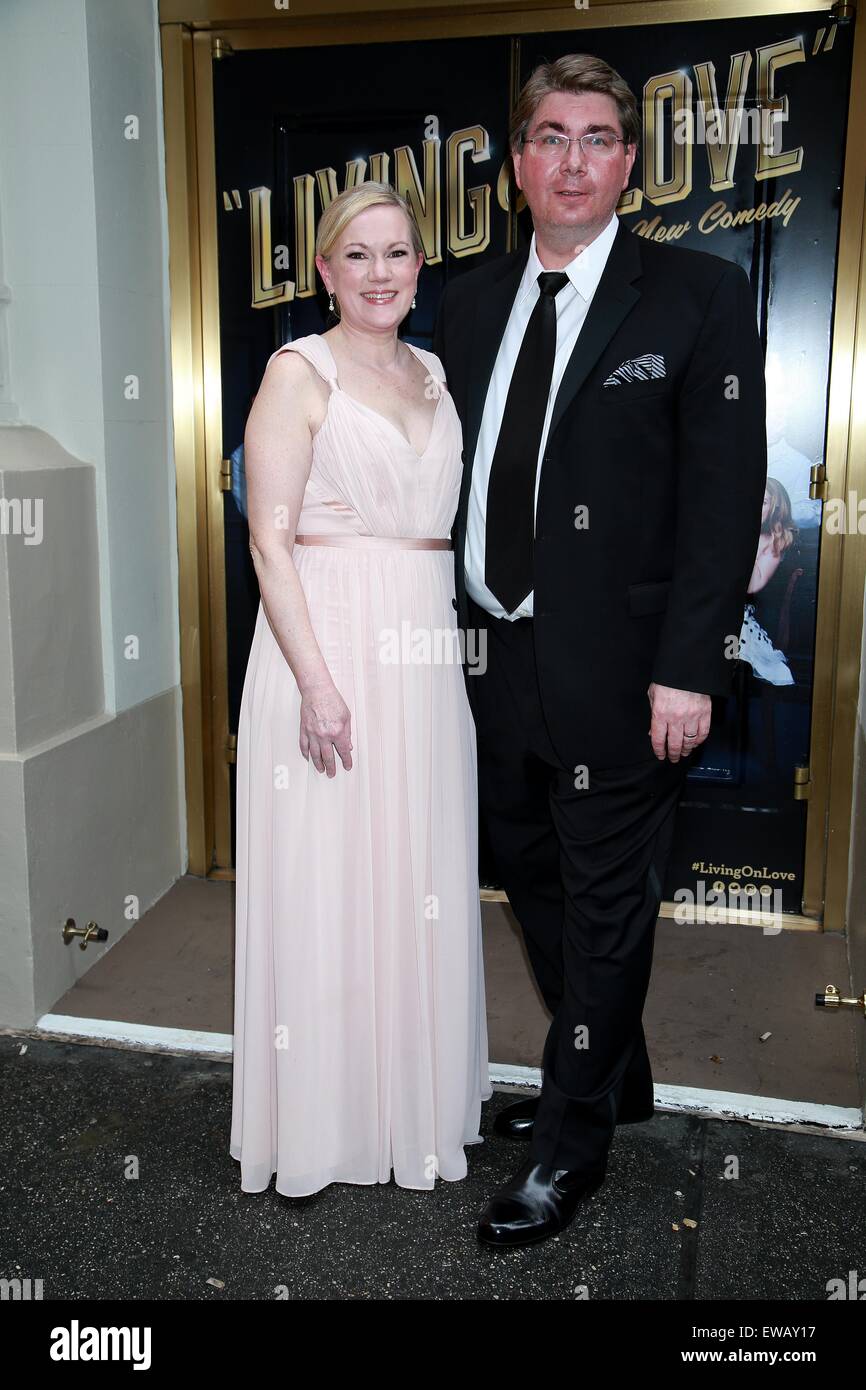 Opening night of Living On Love at the Longacre Theatre - Arrivals ...