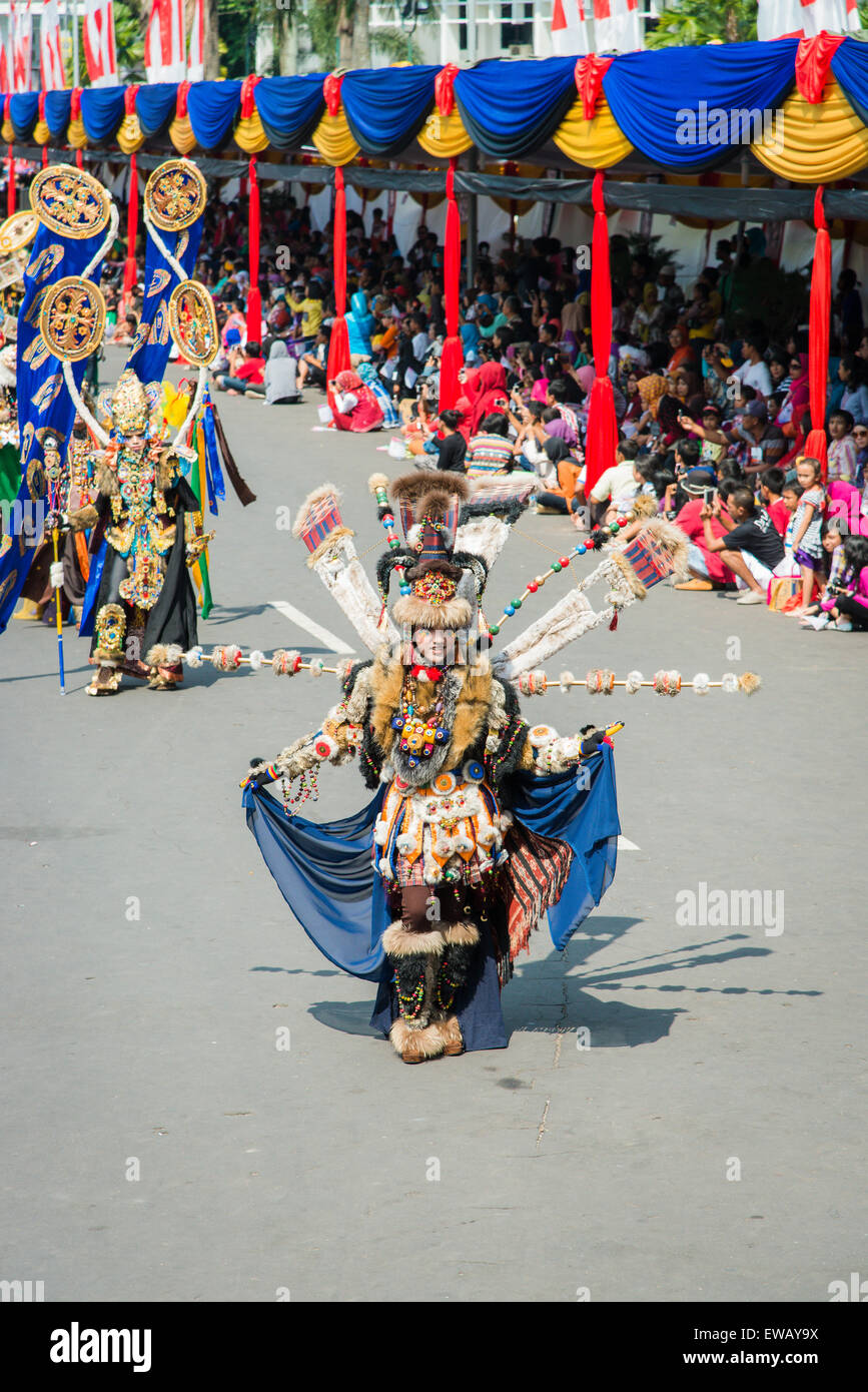 The colouful Jember Fashion Carnival in Jember, Indonesia, Asia Stock ...