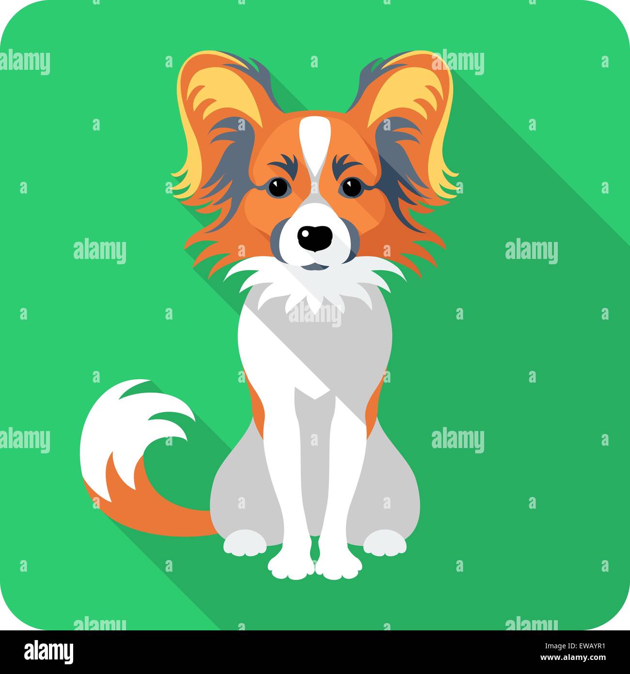 Chinese spaniel Stock Vector Images - Alamy