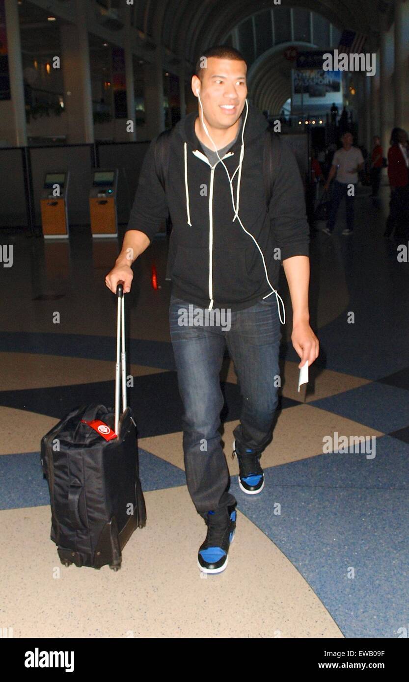 Entertainment Blogger Michael Yo arrives at Los Angeles International ...