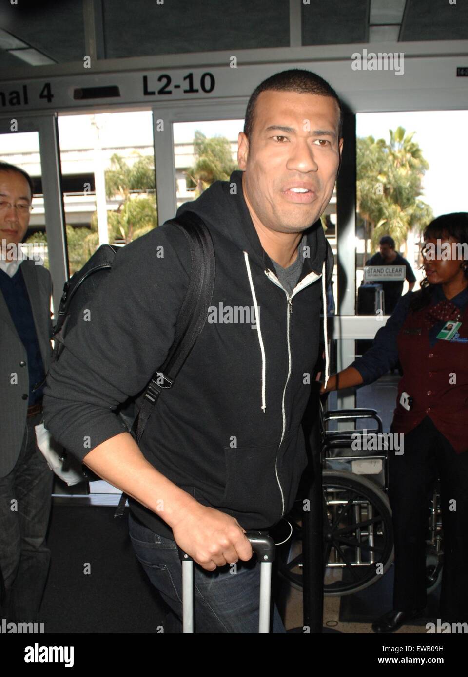 Entertainment Blogger Michael Yo arrives at Los Angeles International ...