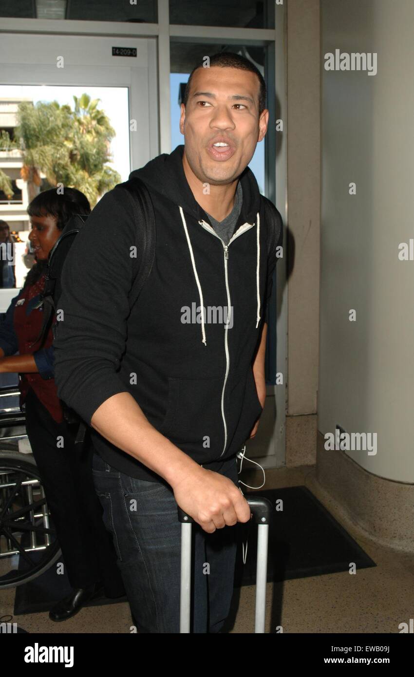 Entertainment Blogger Michael Yo arrives at Los Angeles International ...