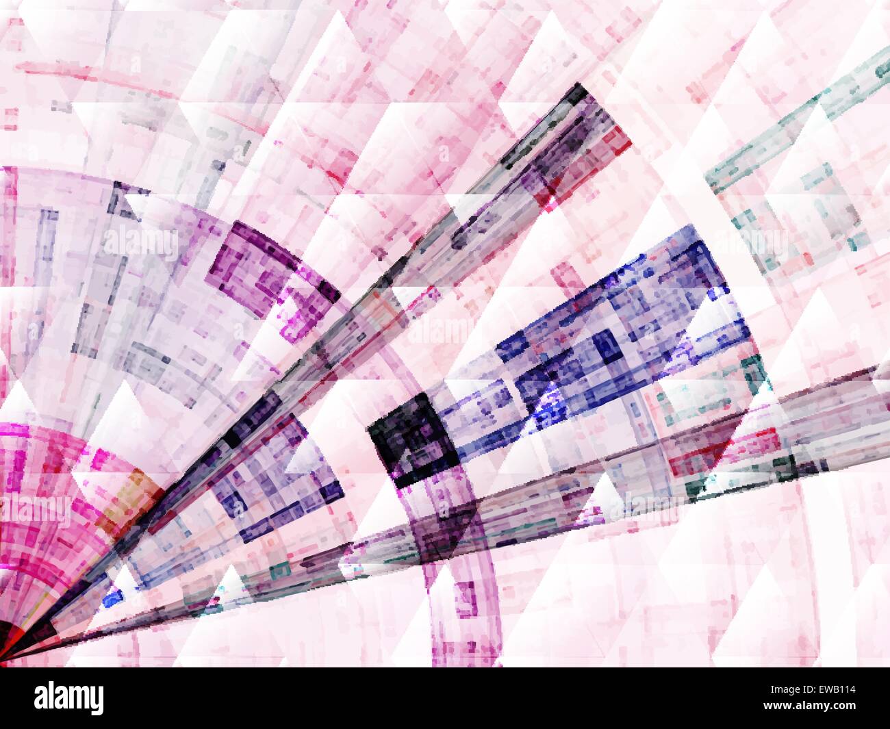 Composition of abstract radial grid Stock Vector Image & Art - Alamy