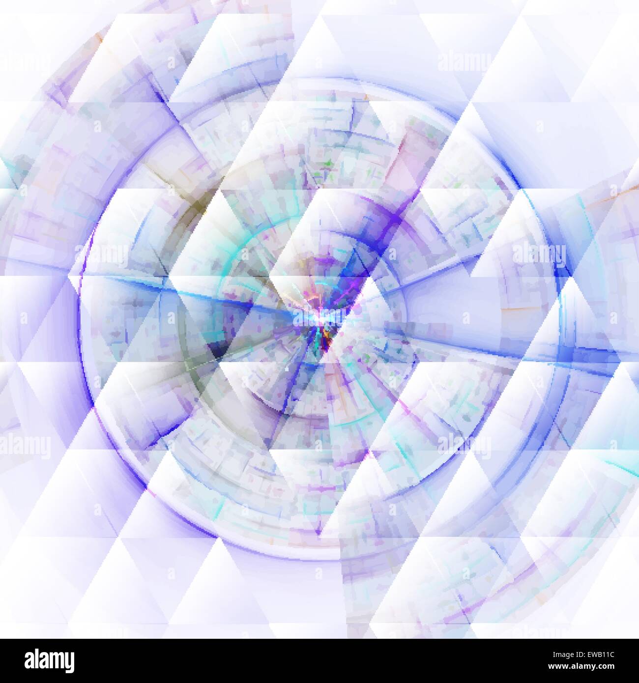 Composition of abstract radial grid Stock Vector Image & Art - Alamy