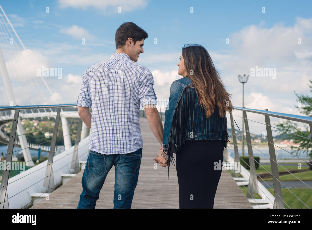 Couple holding each other hands hi-res stock photography and images - Alamy