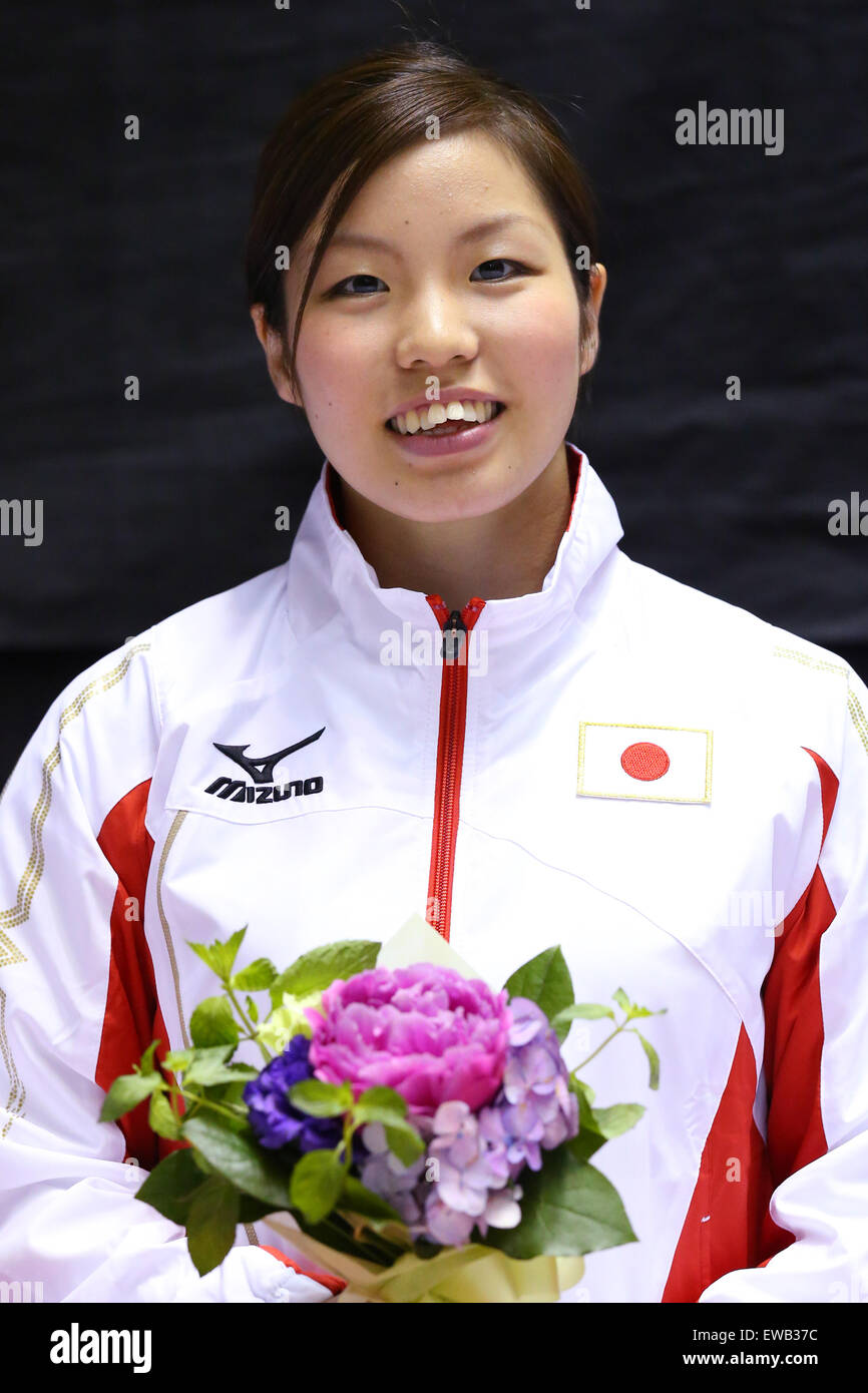 st Yoyogi Gymnasium, Tokyo, Japan. 21st June, 2015. Reina Satake, June ...